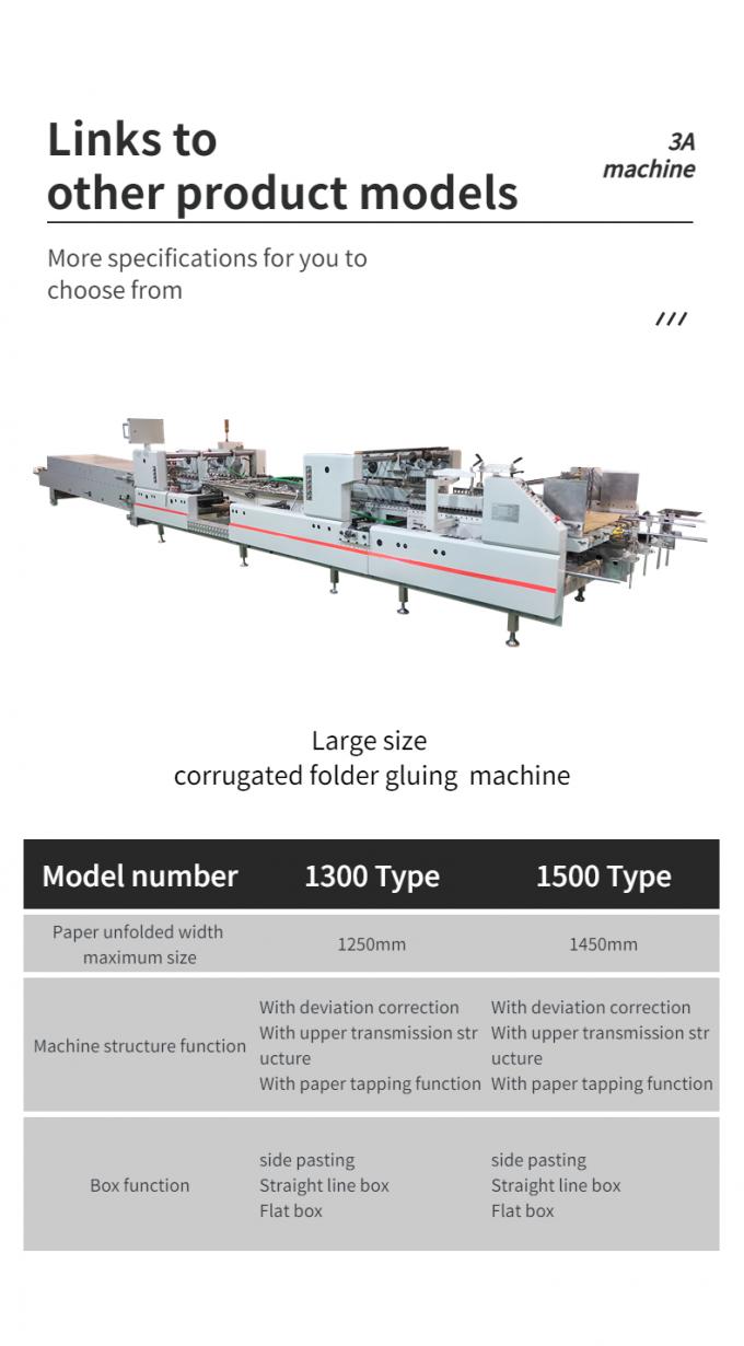 SHH 800AG-2 Automatic Bottom Lock Glue Spreader Carton Folder Gluing ...