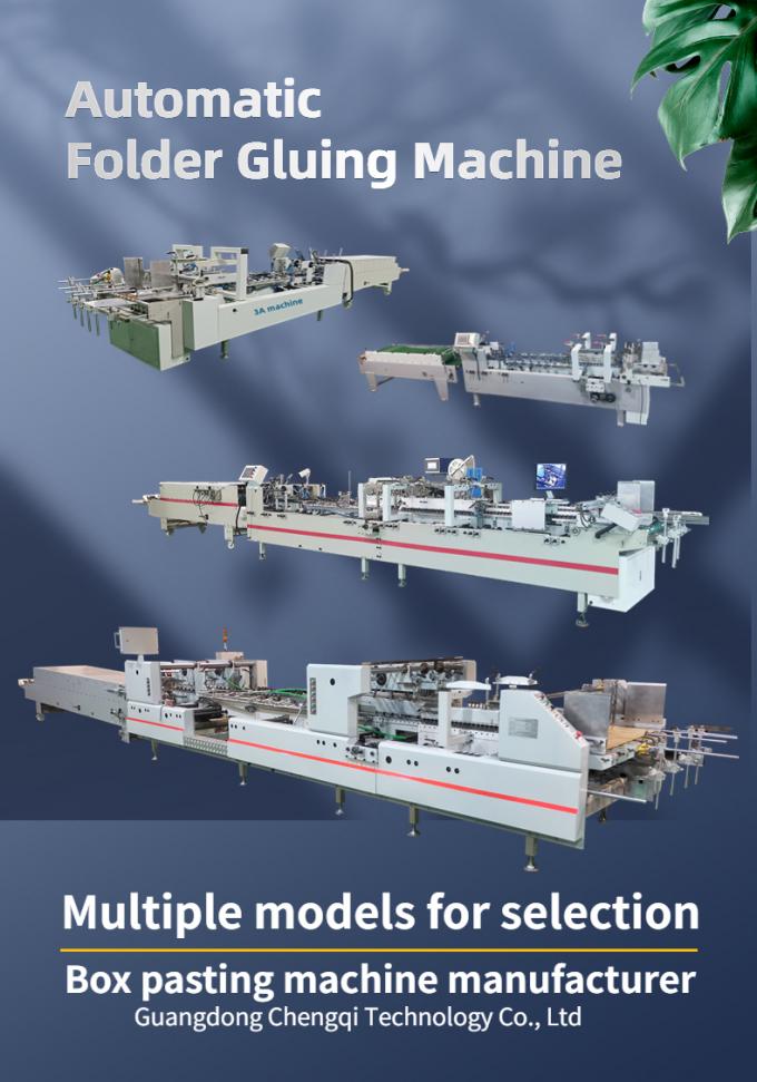 Machinery Hardware Automatic Folder Gluing Machine for Corrugated ...