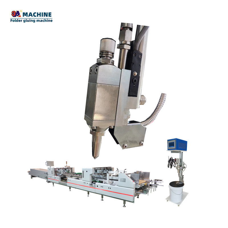 1ACQ-1 Gluing Machine Paper Pasting Machine Mini Box Cold Glue ...