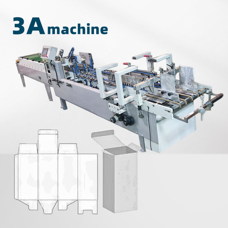 Paper Cold Glue Folder Gluing Machine with Optional Function and Easy ...