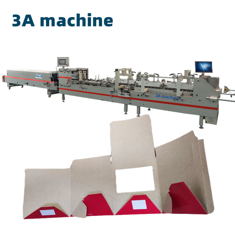 350mm Max. Workable Width Mini Box Folder Gluing Machine with Bottom ...