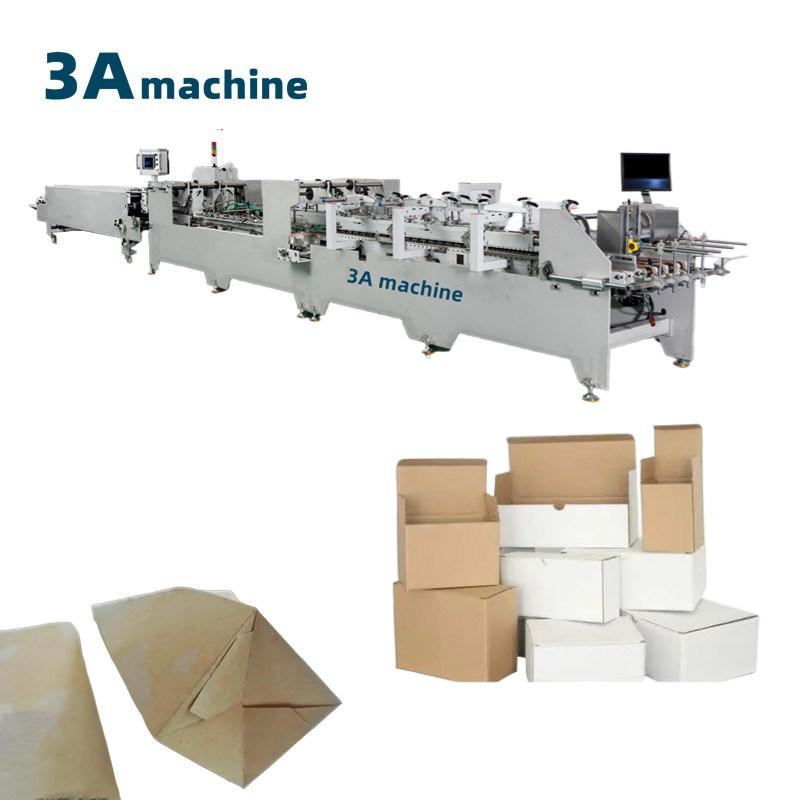Box Unfolded Widest 125cm 1300 JGKW Cardboard Box Glue Machine for Dual ...