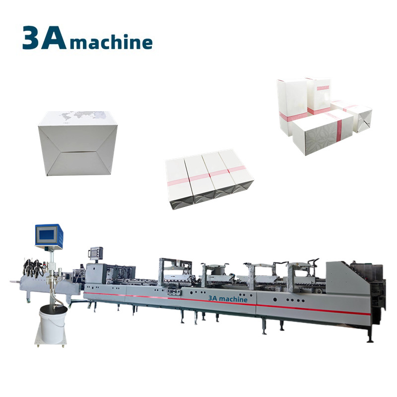 CQT 650JYG Pre-folded Crash Lock Bottom Box Automatic Folder Gluer ...
